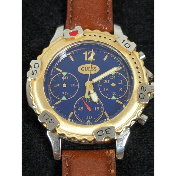 Guess | Accessories | Vintage Guess 995 The Original Chrono Rotating ...